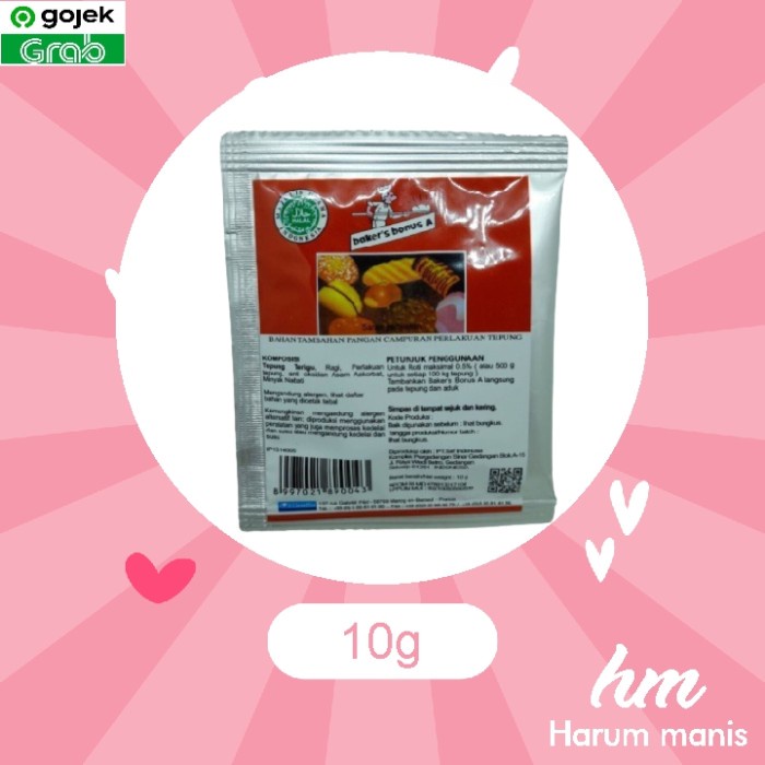 Jual Baker's Bonus A Bread Improver sachet 10g | Shopee Indonesia