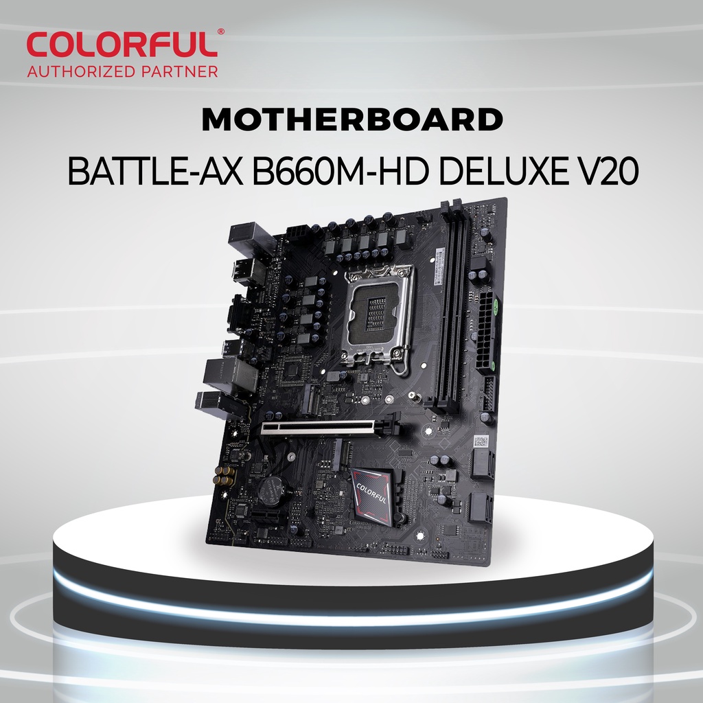 Jual Motherboard Colorful BATTLE-AX B660M-HD DELUXE V20 (LGA1700, B660M ...