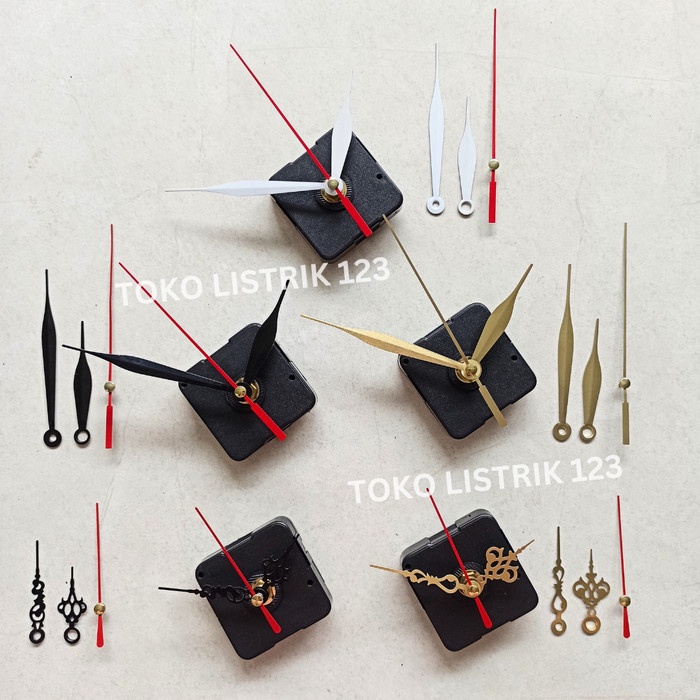 Jual Mesin Jam Dinding Murah termasuk Jarum Jam Detik Clock Art ...