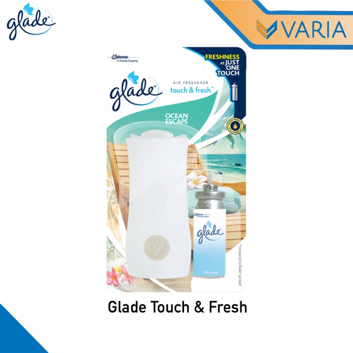 Jual Glade Touch N Fresh Set Alat Pengharum Ruangan Spray Device Mini ...
