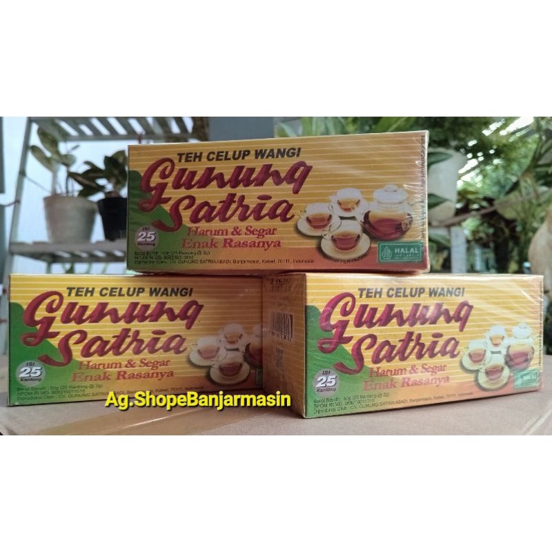 Jual Teh Gunung Satria Khas Kalimantan Selatan 50gr | Shopee Indonesia
