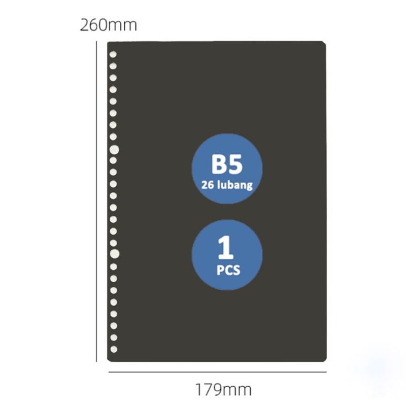 Jual Cover Sampul Loose Leaf Bahan Mika Tebal Buram Untuk Binder Ukuran ...