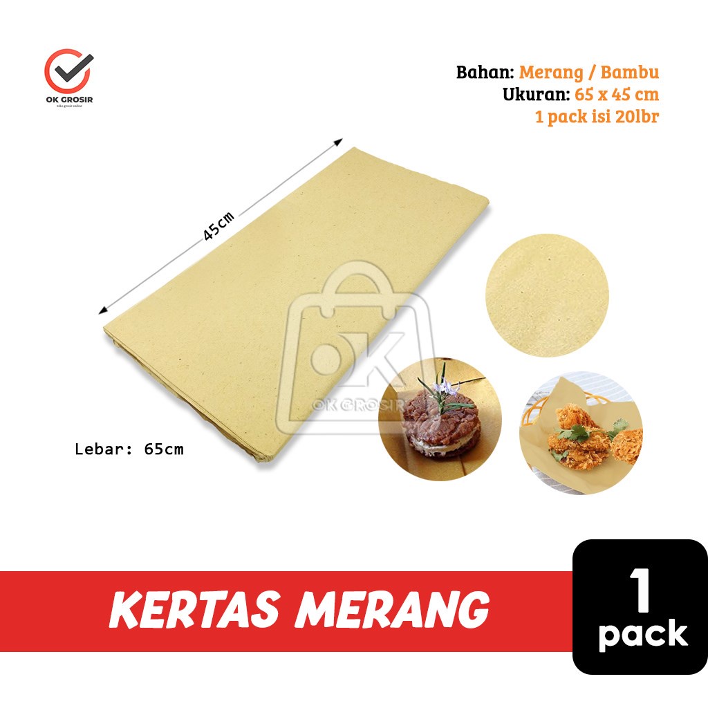 Jual Kertas Merang / Kertas Tradisional Kertas Serap Minyak Alas ...