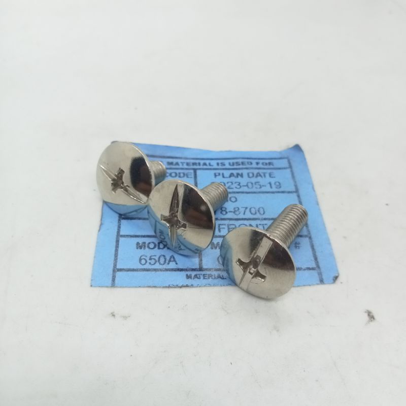 Jual BAUT 10 M6X10 M6X15 M6X20 BAUD PAYUNG OBENG PANJANG 1 CM 1,5 CM 2 ...