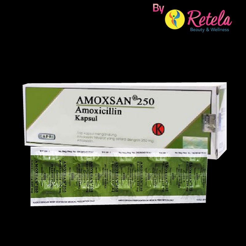 Jual AMOXSAN 250MG 1 STRIP 10 CAPSUL | Shopee Indonesia