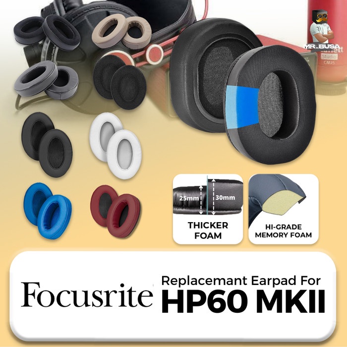 Jual Earcup Earpad Pad Cushion Focusrite HP 60 MK II HP60MKII MK 2 Busa ...