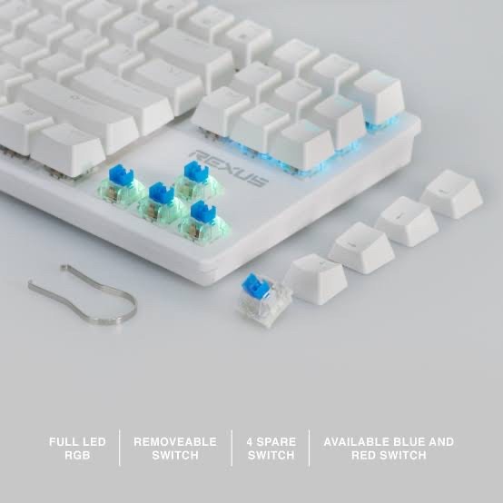 Jual Rexus MX9 Legionaire TKL Mechanical Gaming Keyboard Mekanikal MX 9 ...