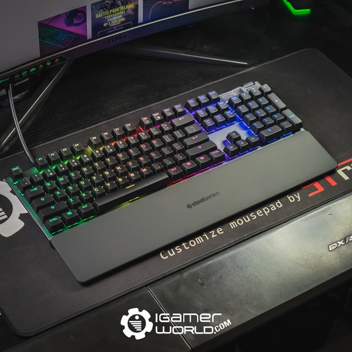 Jual Steelseries Apex 7 Fullsize RGB Mechanical Gaming Keyboard - Blue ...