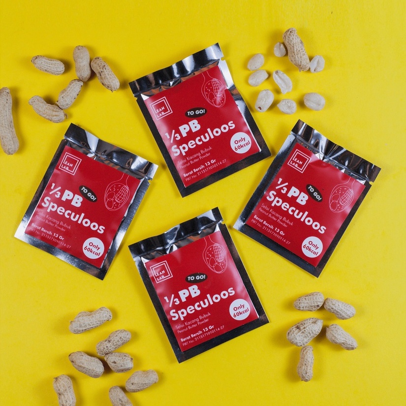 Jual LEAN LAB Peanut Butter Speculoos Powder 1/3PB 2GO (13gr x5) 65 g ...