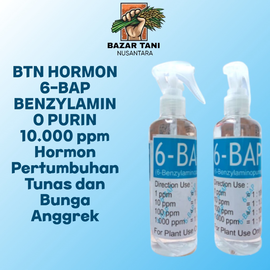 Jual BTN HORMON 6-BAP BENZYLAMINO PURIN 10.000 ppm Hormon Pertumbuhan ...