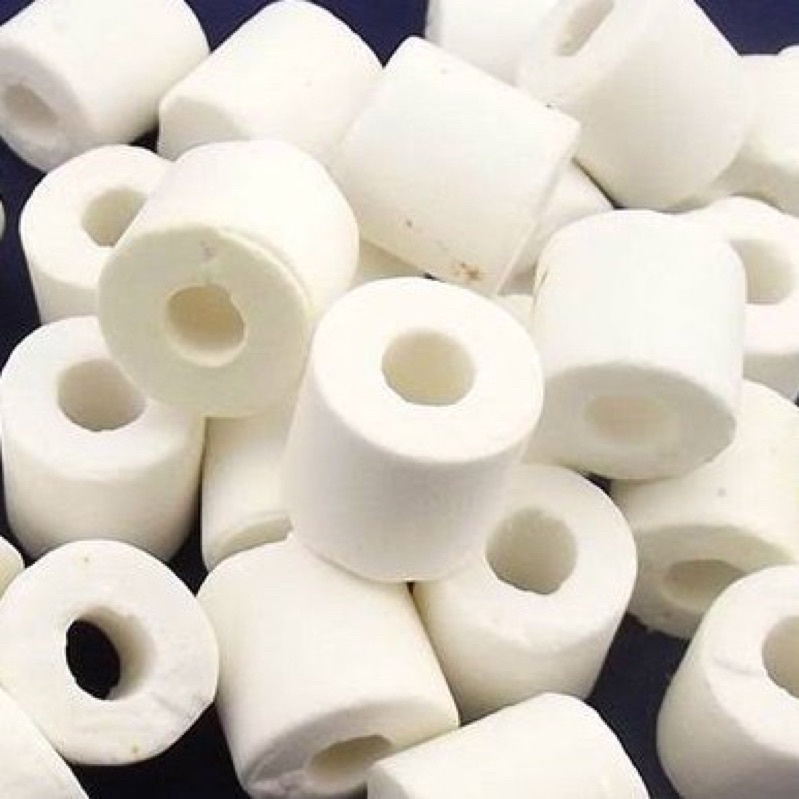 Jual BIO RING MEDIA FILTER AQUARIUM BIORING CERAMIC | Shopee Indonesia