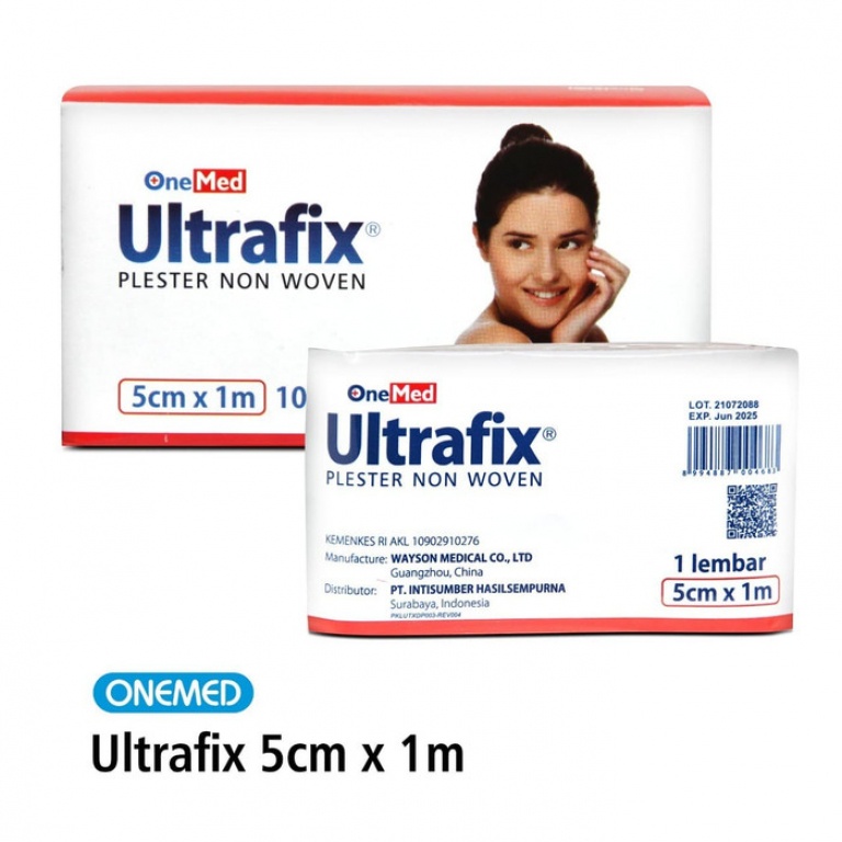 Jual Ultrafix 5cm x 1m OneMed / Plester Penutup Luka Non Woven Onemed ...