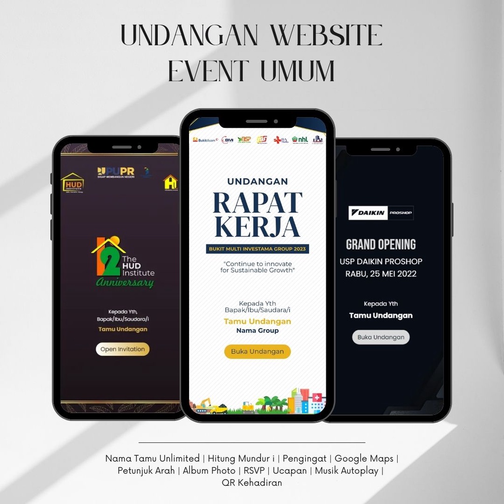 Jual Undangan Digital Website Murah Kitaberdua | Undangan Event Rapat ...