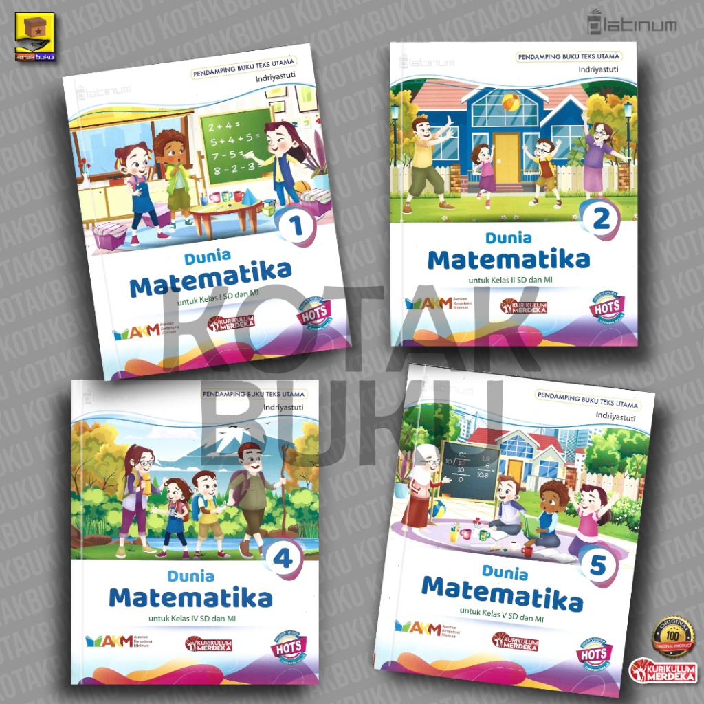 Jual Buku Dunia Matematika SD / Dunia Matematika Kelas 1 2 4 5 ...
