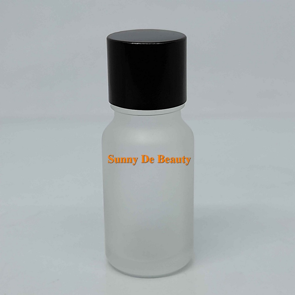 Jual Botol Kaca 10 ml Clear Frossted Br Tutup Drop Hitam Alumunium ...
