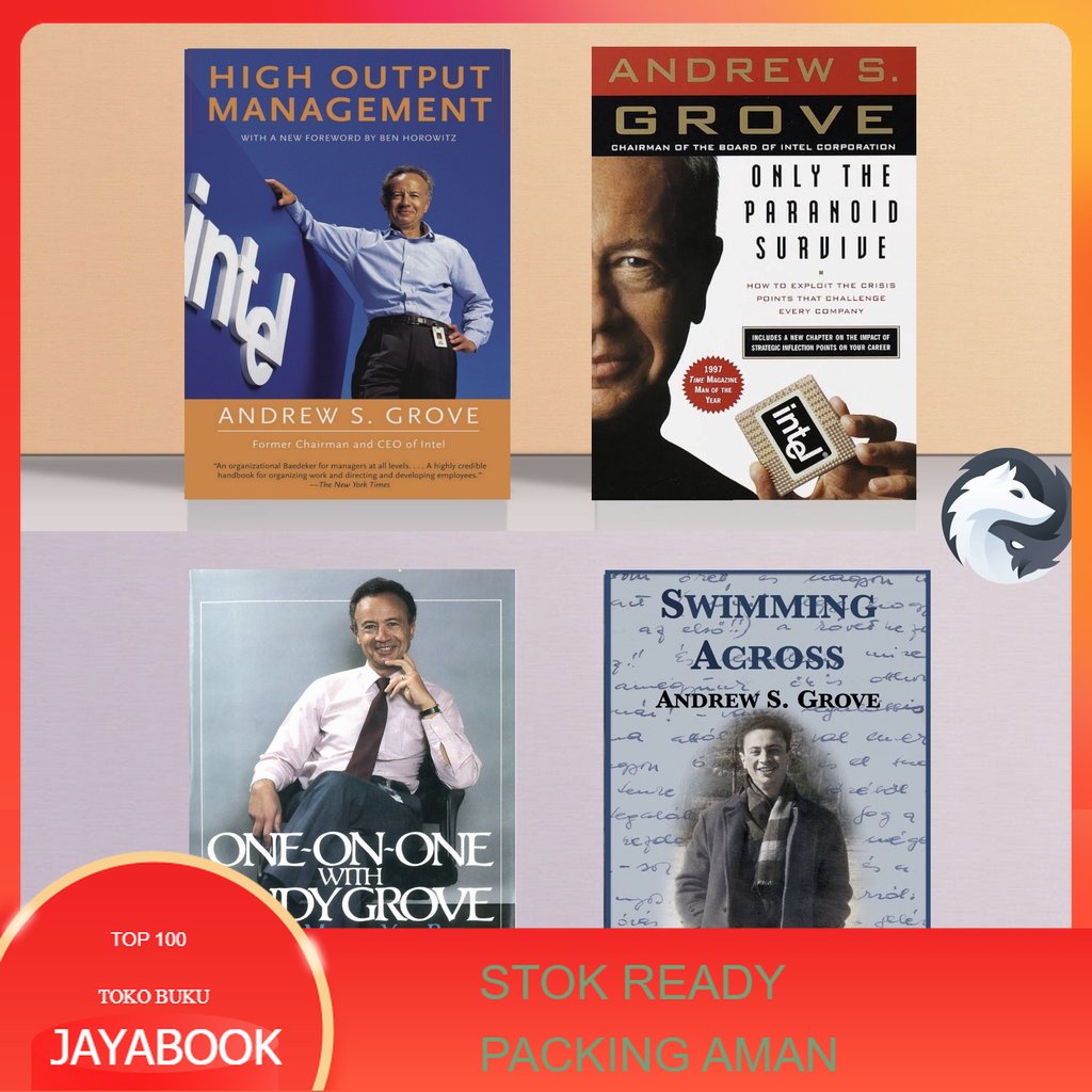 Jual Andrew S Grove 4 Books Collection (High Output Management, Only ...