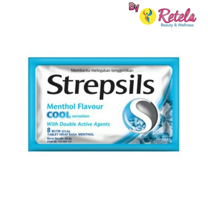 Jual STREPSIL COOL POUCH ISI 8 TABLET HISAP | Shopee Indonesia