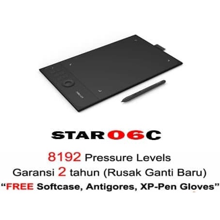 Jual XP PEN STAR 06 C DRAWING TABLET Garansi Resmi Bonus Lengkap ...