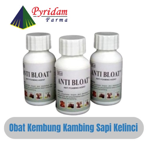 Jual JUALANTI BLOAT 100ML PYRIDAM OBAT PERUT KEMBUNG BEGAH HEWAN TERNAK ...
