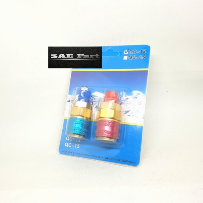 Jual Quick Coupler AC/Nepel Adapter Isi Freon Ac Mobil R134a BIN27 ...