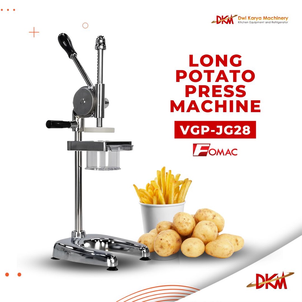 Jual Long Potato Press Machine VGP-JG28 / Mesin Cetak Long Potato FOMAC | Shopee Indonesia
