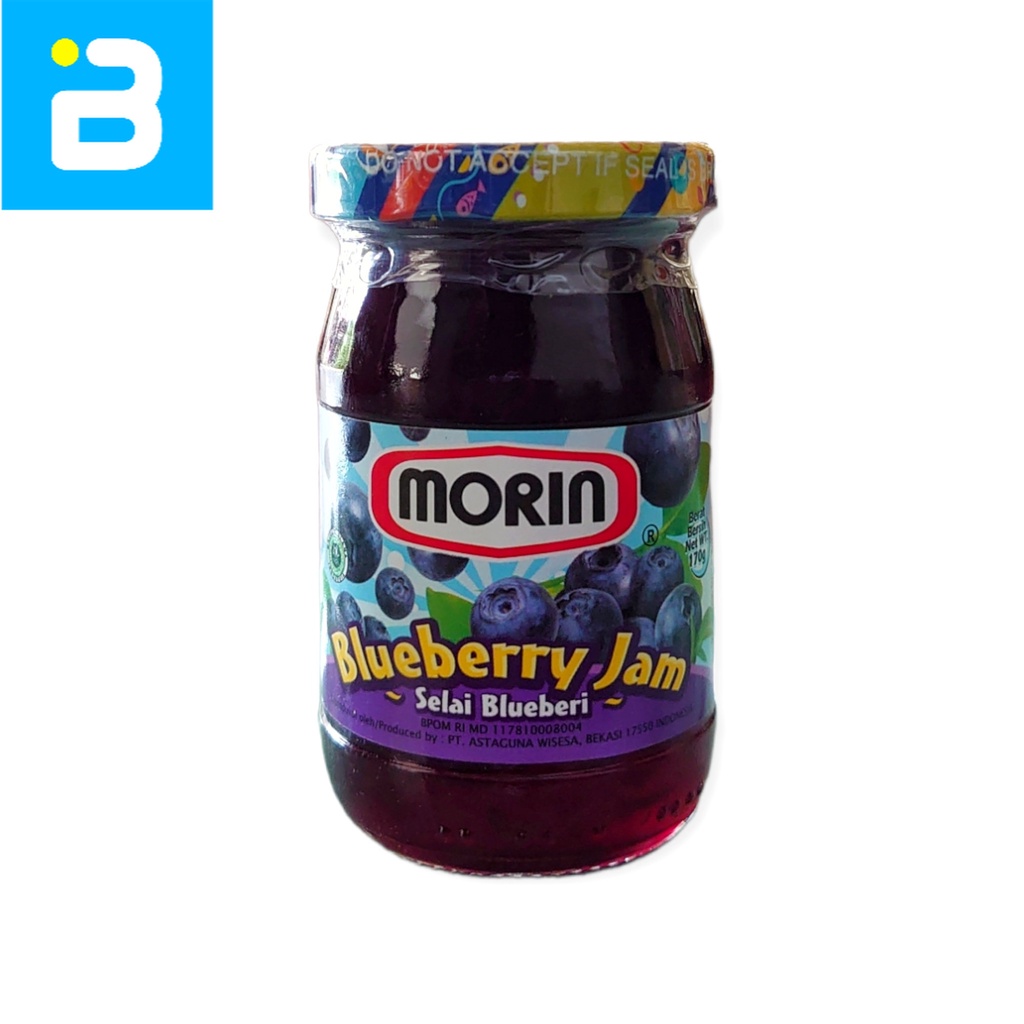 Jual Morin Blueberry Jam 170 G | Shopee Indonesia