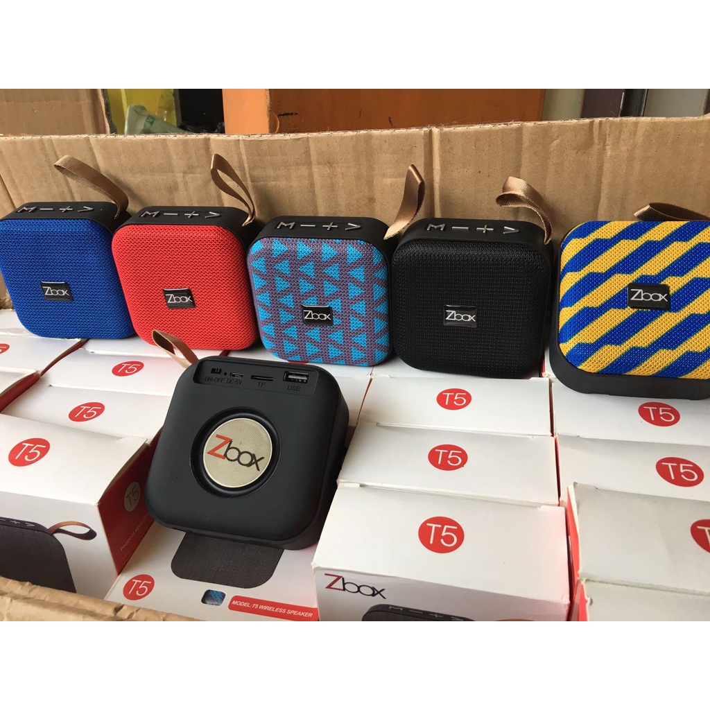 Jual Speaker Bluetooth Portable Mini T5 Ngebass Musik Box Wireless ...