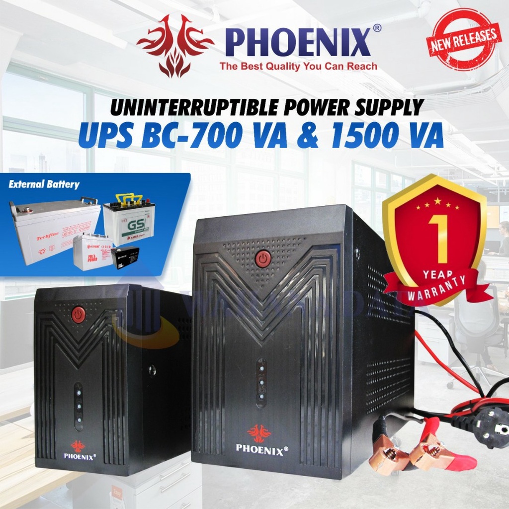 Jual UPS Phoenix Fast Charging [ External Baterai ] | Shopee Indonesia