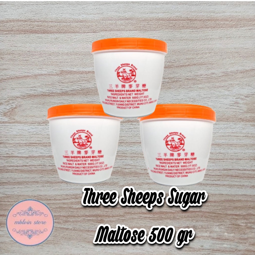 Jual Gula Three Sheeps Sugar Maltose 500 Grm | Shopee Indonesia