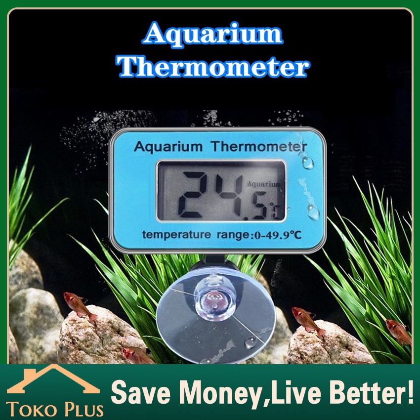 Jual Termometer Aquarium Digital Anti Air Thermometer Akuarium Digital ...