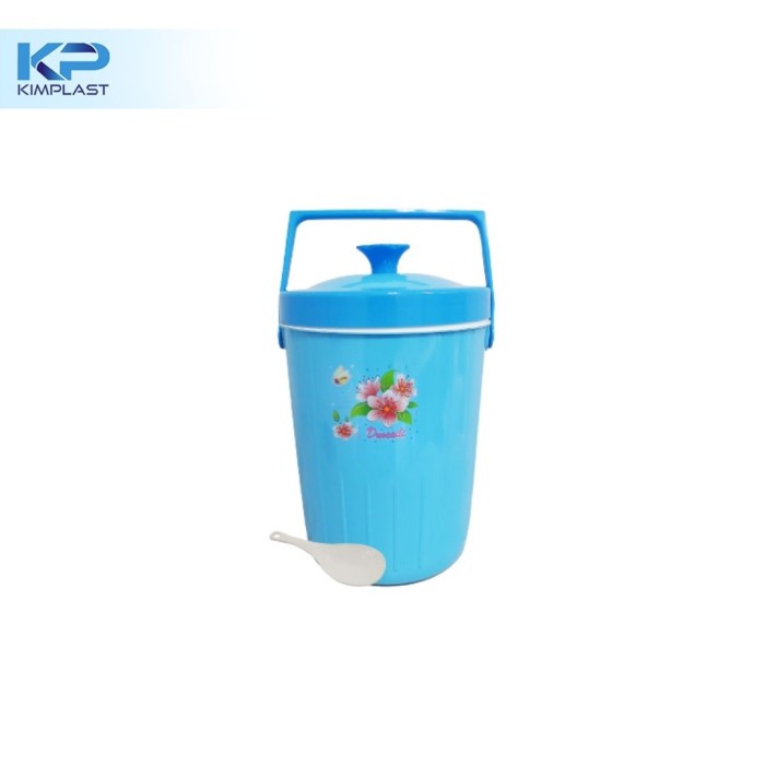 Jual KIMPLAST Rice Bucket 6 Liter/ Termos Nasi/ Termos Es - Biru ...