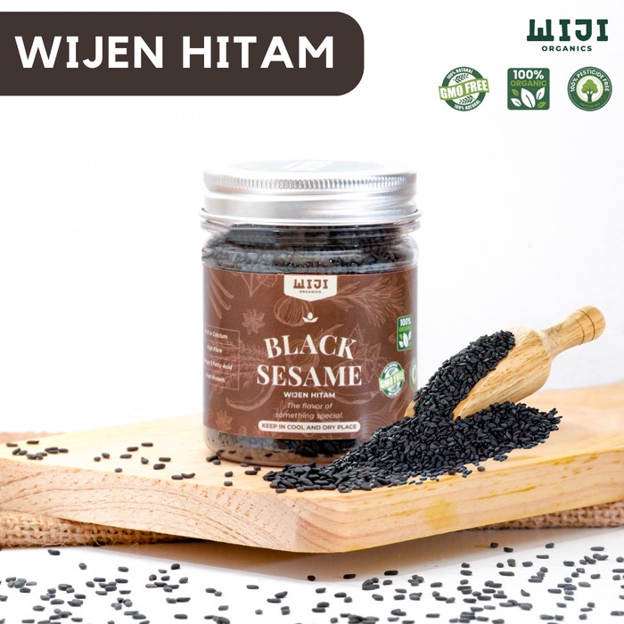 Jual Black Sesame Seed | Biji Wijen Hitam Organik Pure 100% Natural ...
