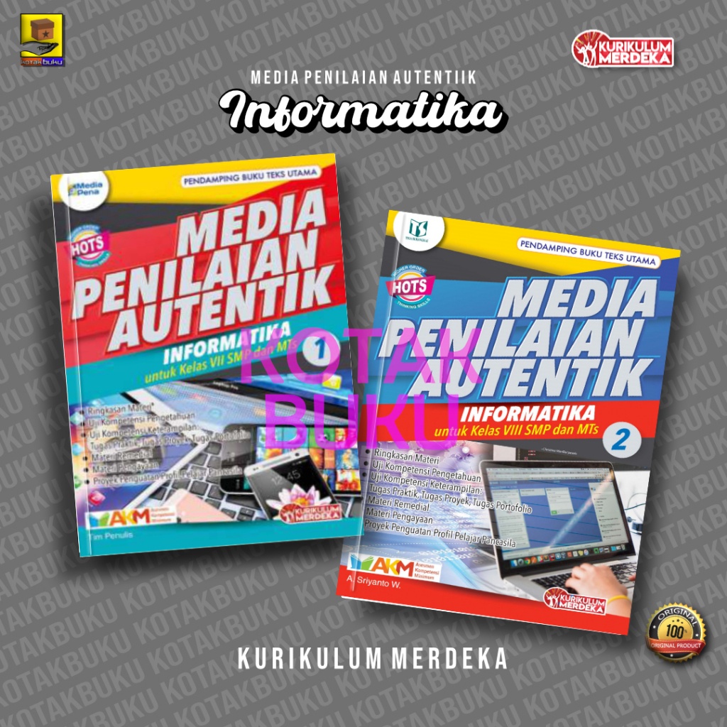 Jual Media Penilaian Autentik Informatika Kelas 7 8 SMP / Informatika ...