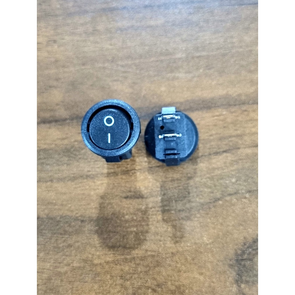 Jual Saklar Rocker Switch Mini Bulat Hitam 2pin Kecil | Shopee Indonesia