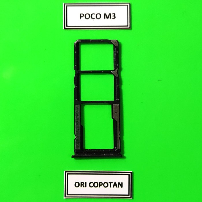 Jual SIM TRAY POCO M3 ORIGINAL COPOTAN | Shopee Indonesia