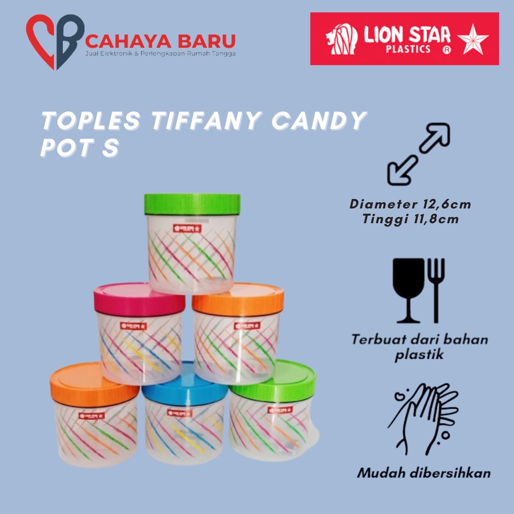 Jual LION STAR TIFFANY CANDY POT S | Shopee Indonesia