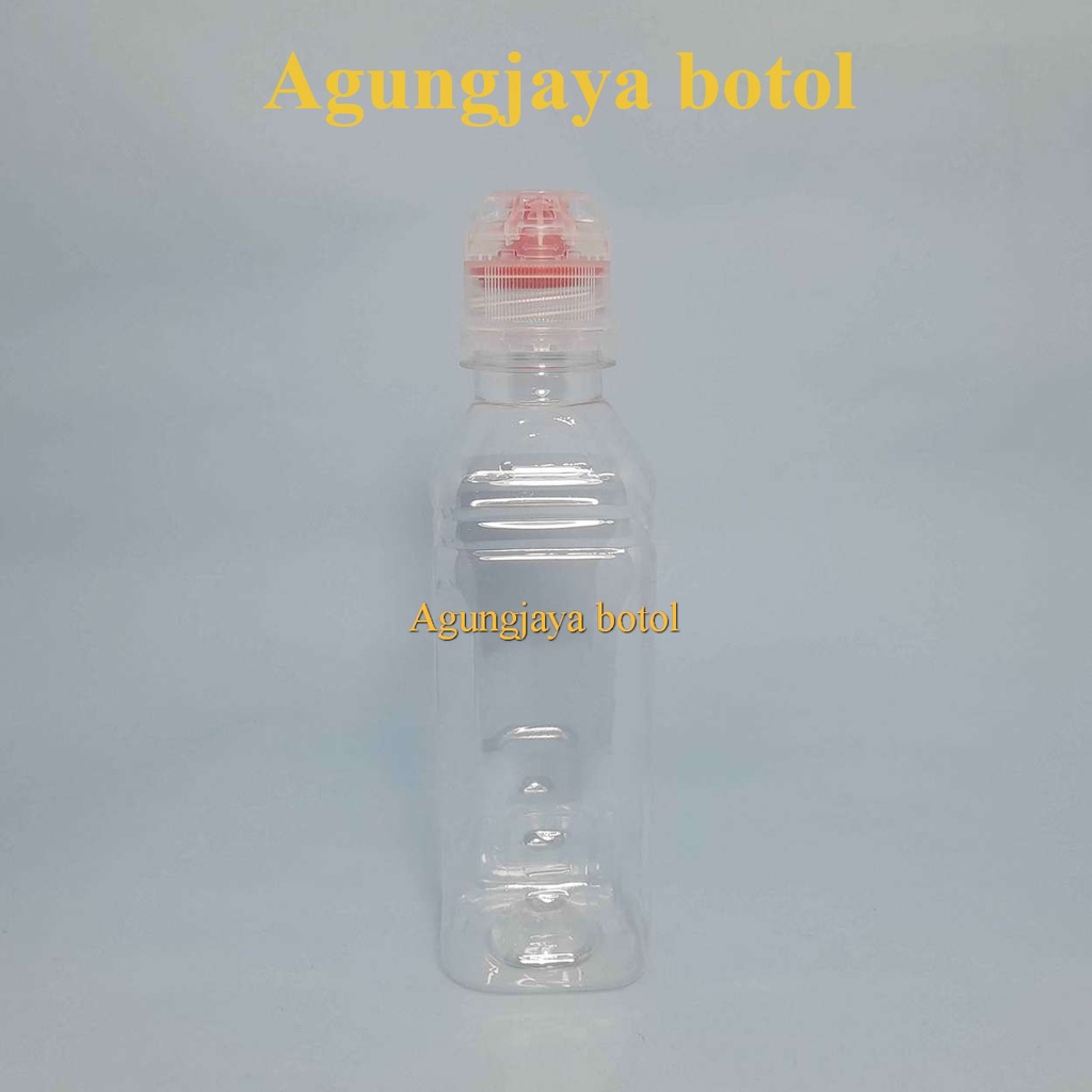 Jual Botol Pet 250 JC Trans Tinggi Natural Tutup Aqua Exlusive / Botol Plastik / Botol Pet Food ...