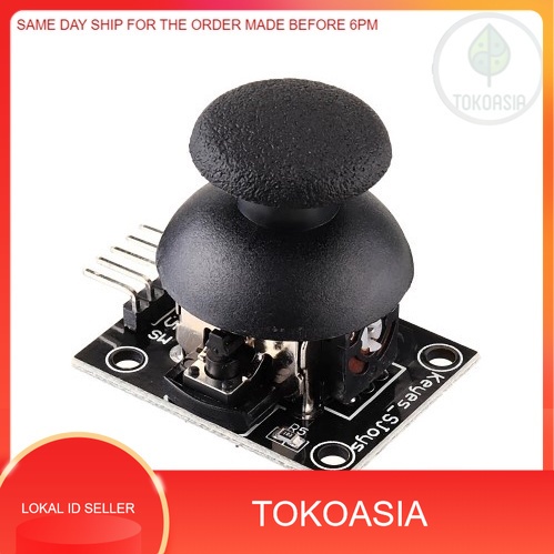 Jual (Ready Stock) JoyStick Module Shield 2.54mm 5 pin Biaxial Buttons ...