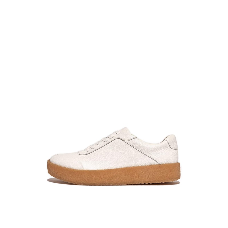 Jual Fitflop Rally Tumbled-Leather Crepe Sneakers GL9-194- Urban White ...