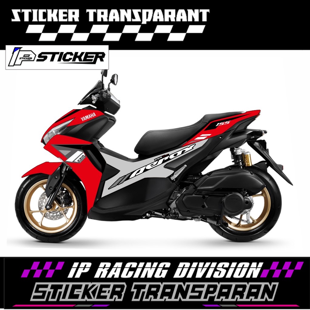 Jual STICKER STRIPING TRANSPARAN AEROX NEW CONNECTED ORI 21 STICKER ...