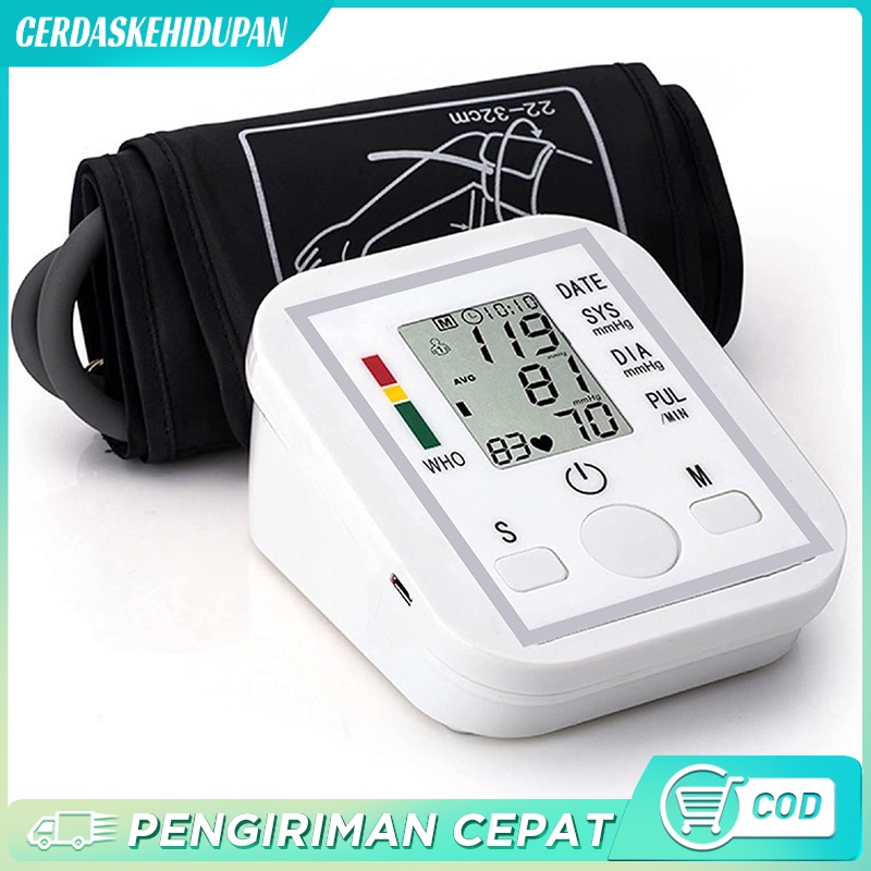 Jual Pengukur Tekanan Darah / Tensi Darah Tensimeter Digital / Blood ...