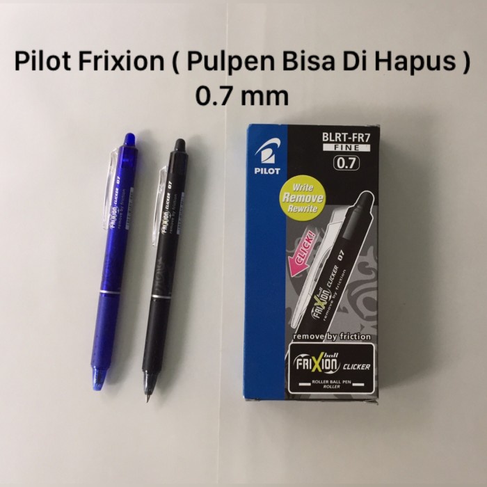Jual Pen / Pulpen Pilot Frixion ( pulpen bisa di hapus ) 0.7 mm / Pcs ...