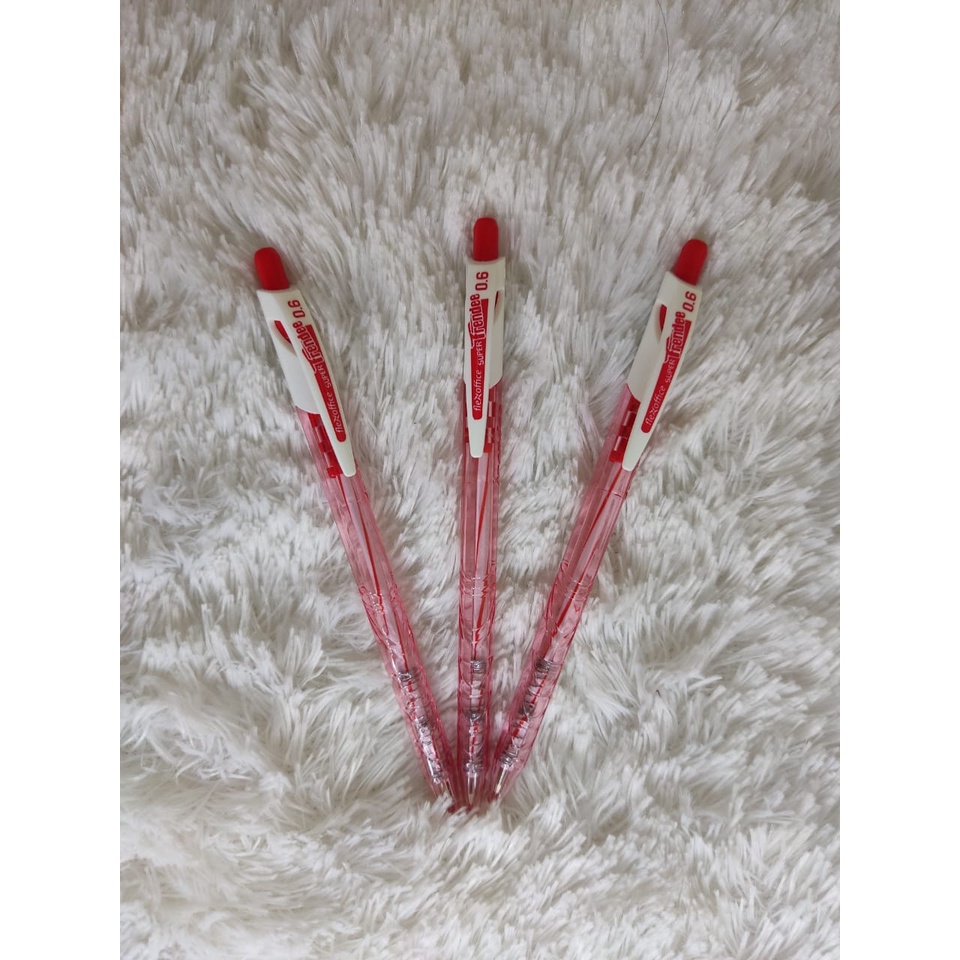 Jual Pulpen Super Trendee 0.6 mm Flexoffice - MERAH | Shopee Indonesia