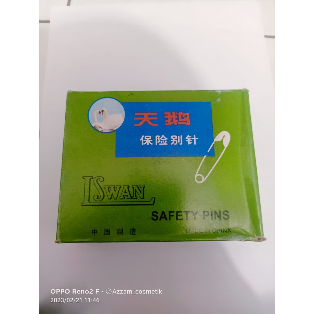 Jual PENITI ISWAN SAFETY PINS BESAR/KECIL 3g | Shopee Indonesia