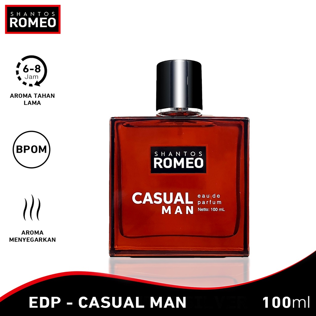 Jual Shantos Romeo Eau De Parfume Active Man / Casual Man / Gentle Man ...