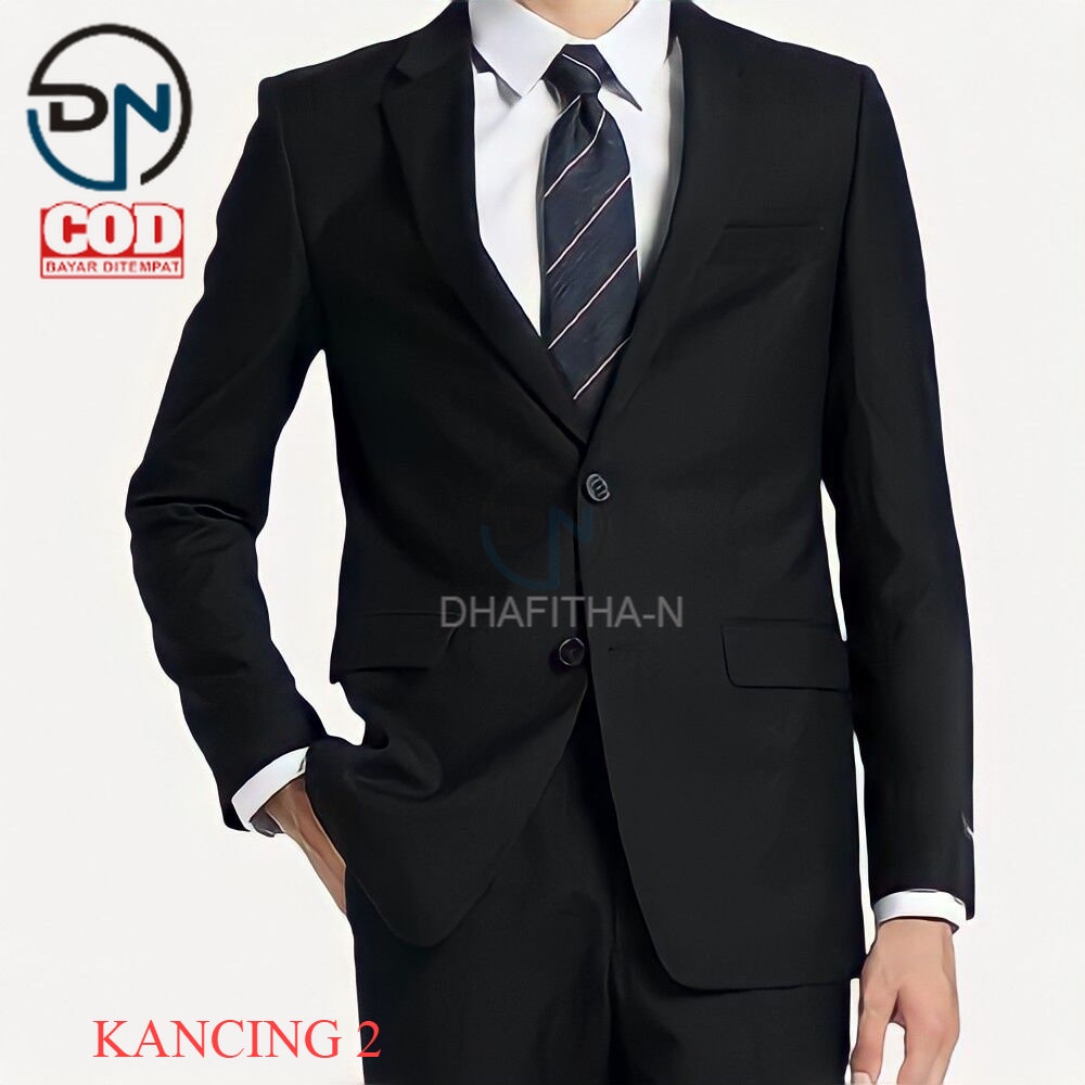 Jual Blazer Jas Kerja Pria Terbaru / Jas Formal Pria Hitam Slimfit Jas Premium Terlaris Kancing ...