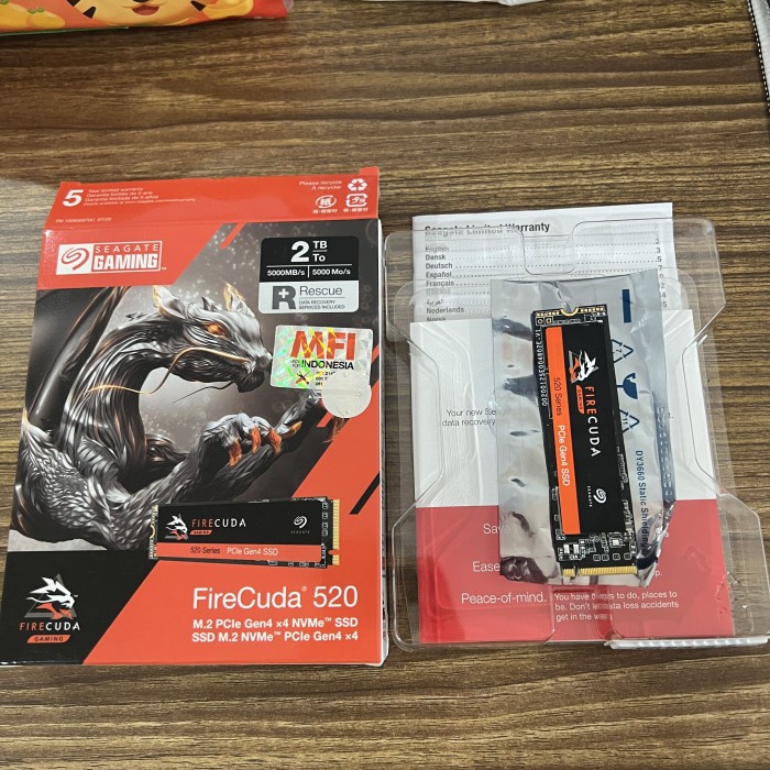 Jual Seagate SSD FireCuda 520 2TB M.2 2280 NVMe Gen4 | Shopee Indonesia