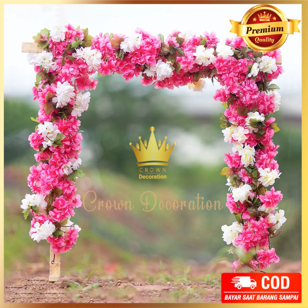 Jual Bunga Rambat Juntai Garlan Cherry Blossom - Bunga Cherry Blossom ...