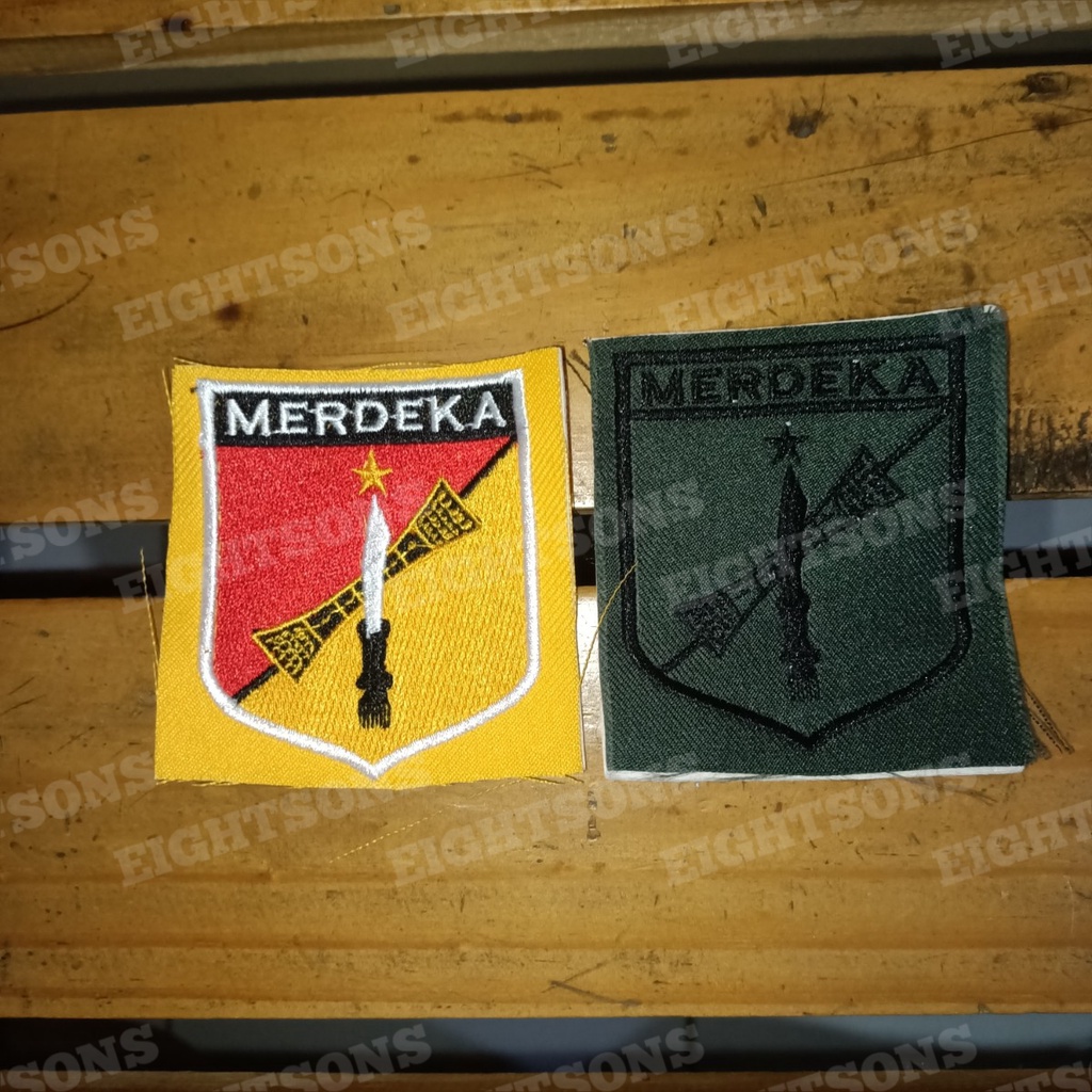 Jual Bordir Bed Badge Lambang PDL PDH Kodam Merdeka Tentara TNI AD ...