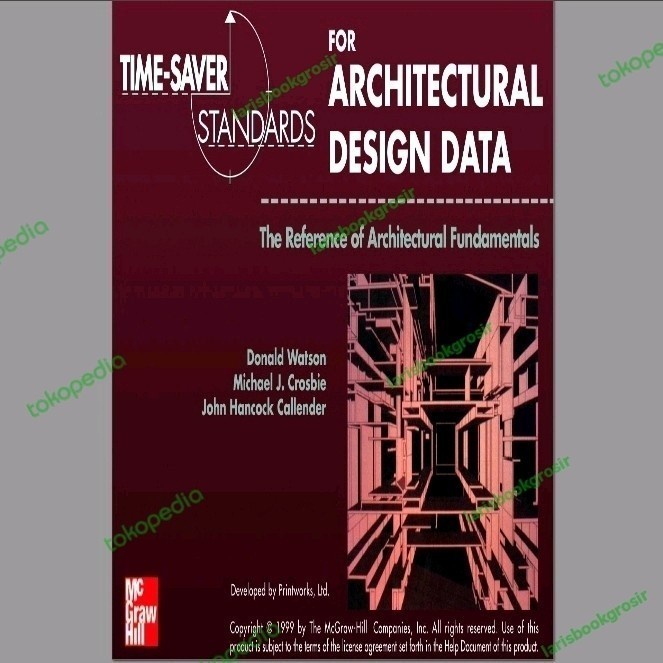 Jual BUKU TIME-SAVER STANDARDS FOR ARCHITECTURAL DESIGN DATA DONALD ...